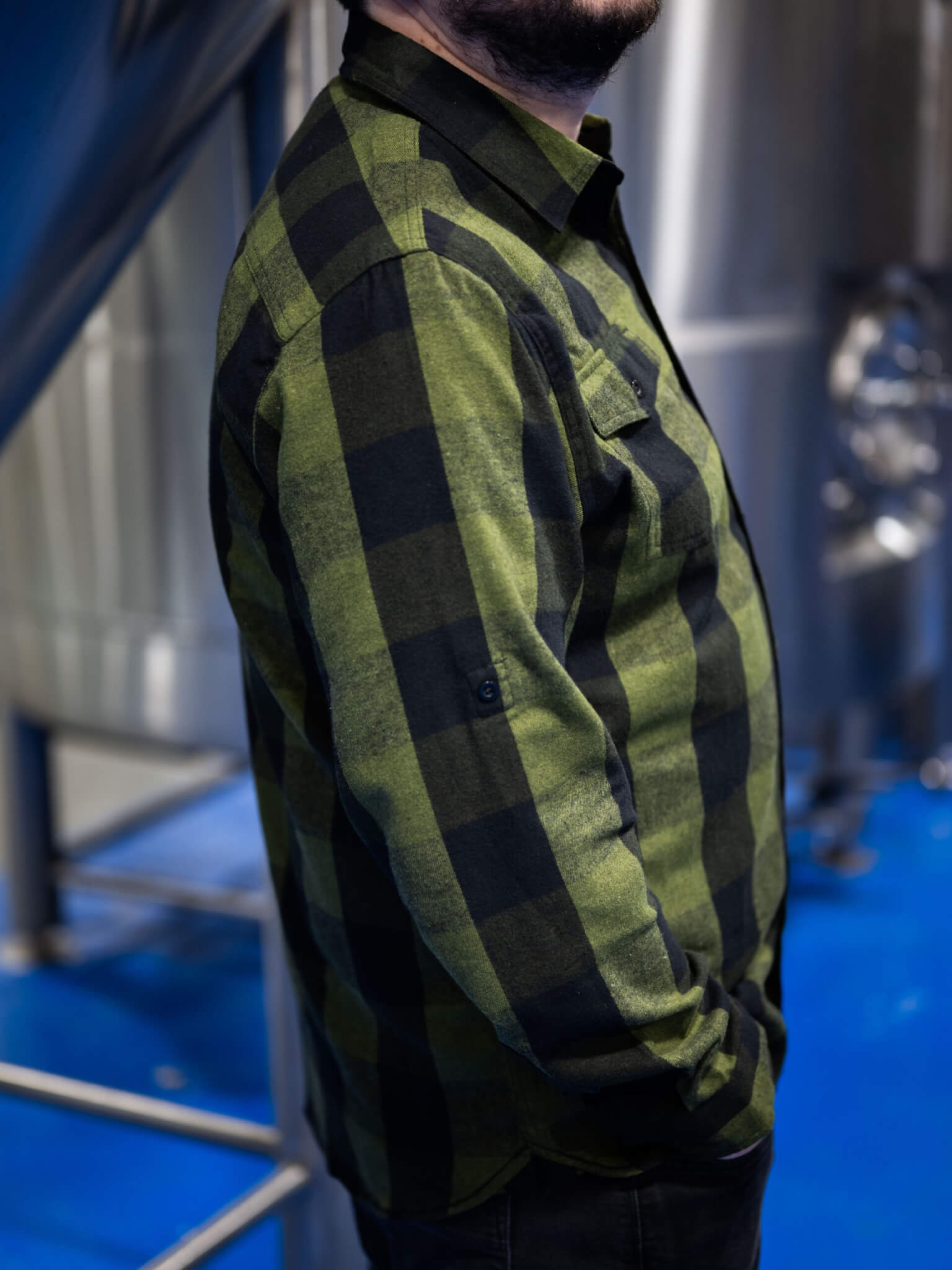 Ghostfish Logo'd Flannel Shirt (4 Color Options) - Ghostfish Brewing ...